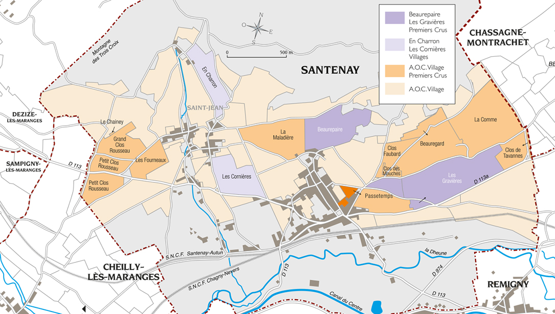 Santenay Premier Cru, beaurepaire - Domaine & Maison Chanzy